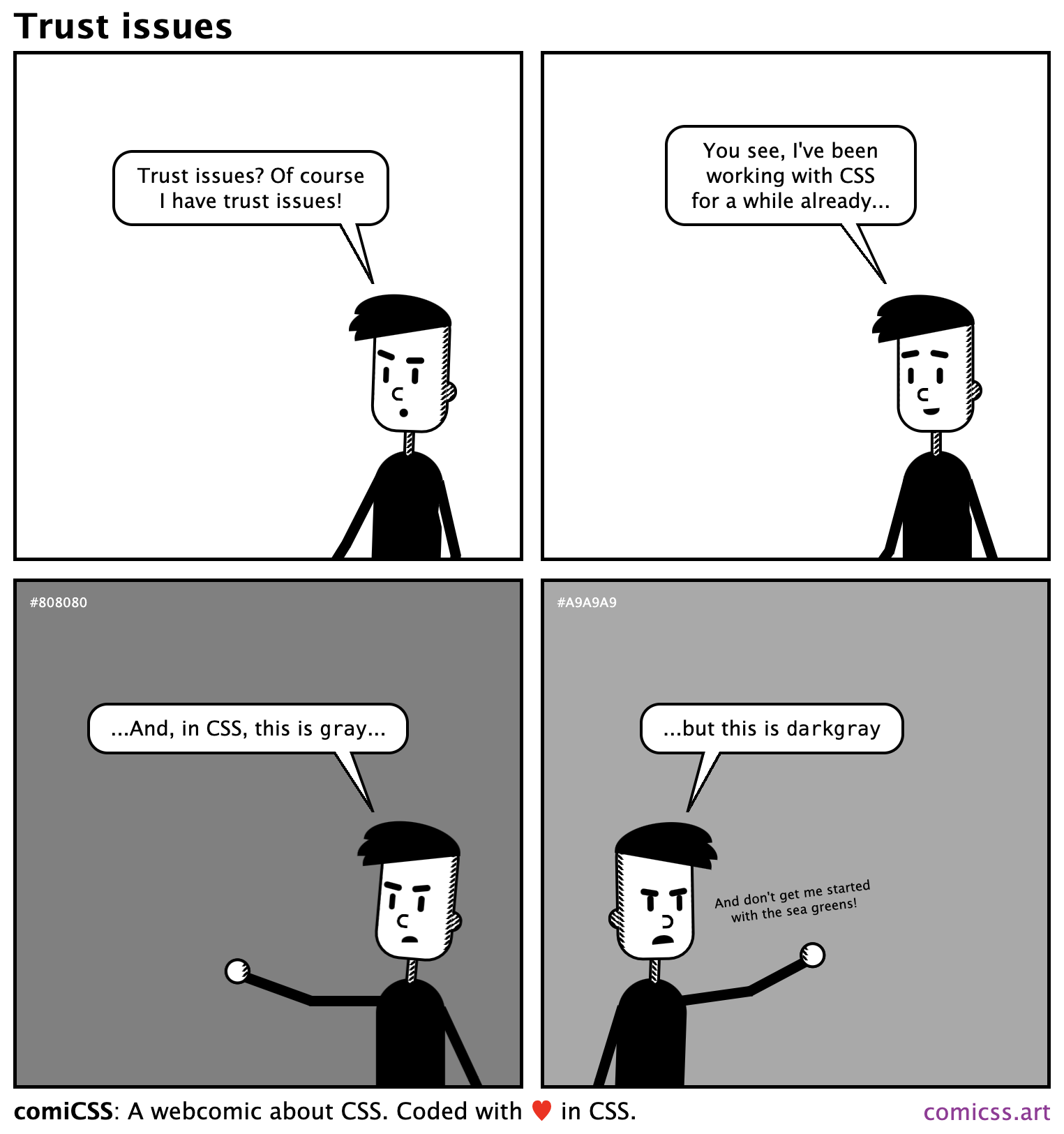 comiCSS #206: Trust Issues