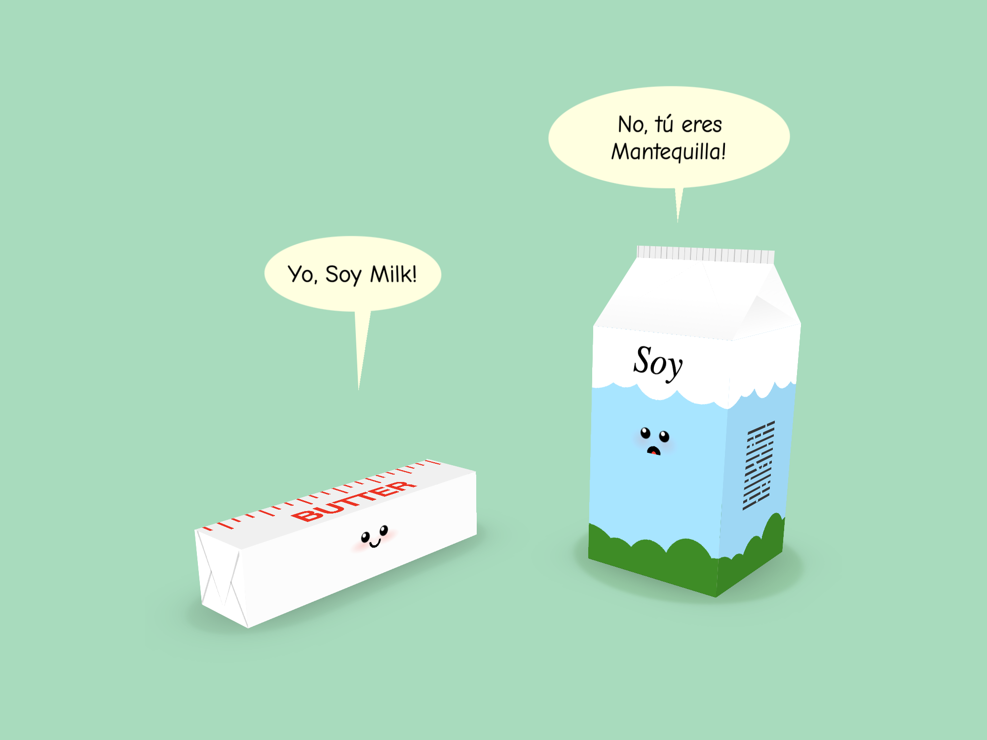 comiCSS #27: Soy Milk (3D)