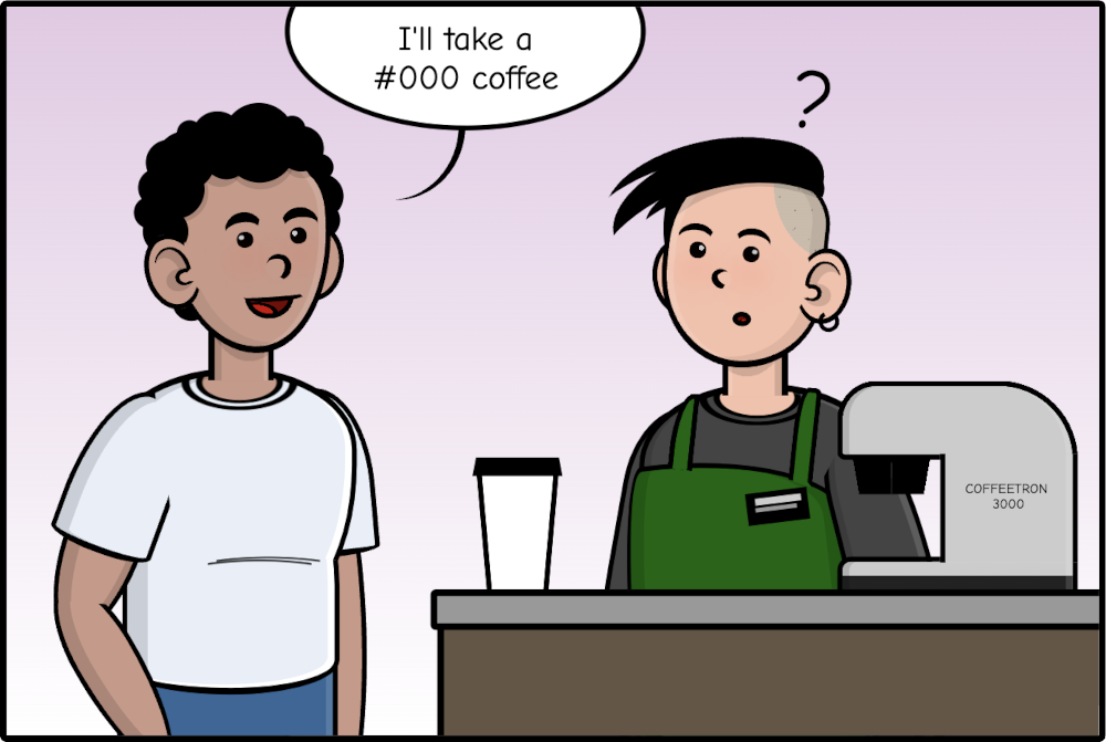 comiCSS #46: Black Coffee